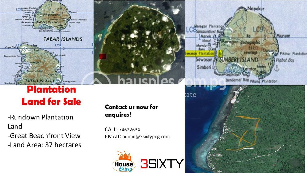 LS01D Tabar, Kavieng - Land for Sale | Hausples.com.pg